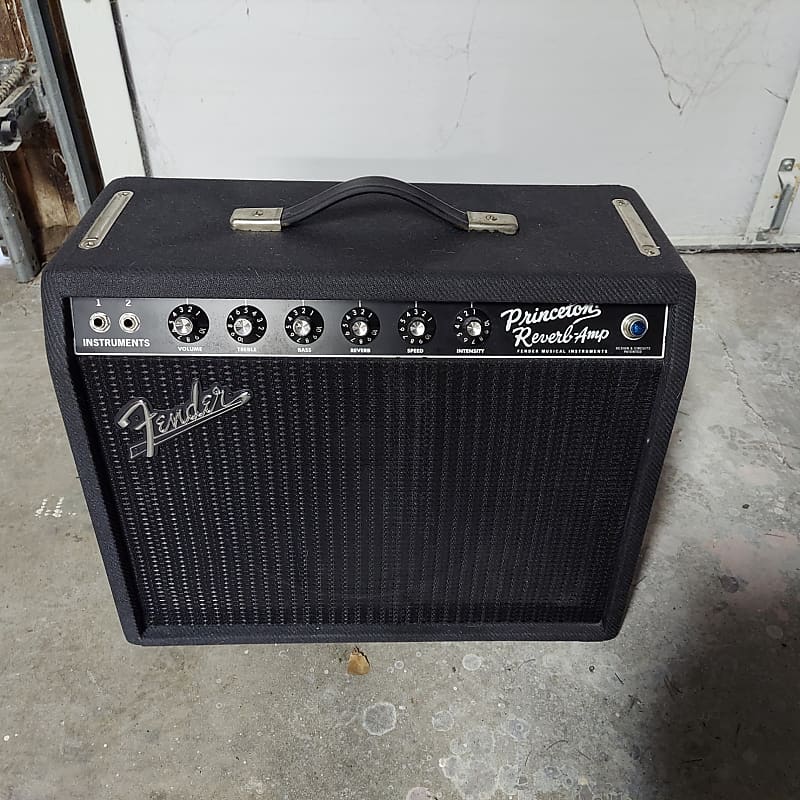 Fender Black And Blue LTD Fender '68 Princeton Reverb 2018 | Reverb