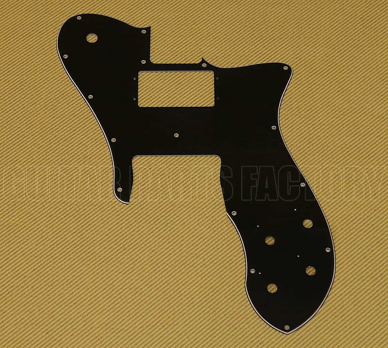 Fender 72 Telecaster Custom pickguard 3-ply black new | Reverb