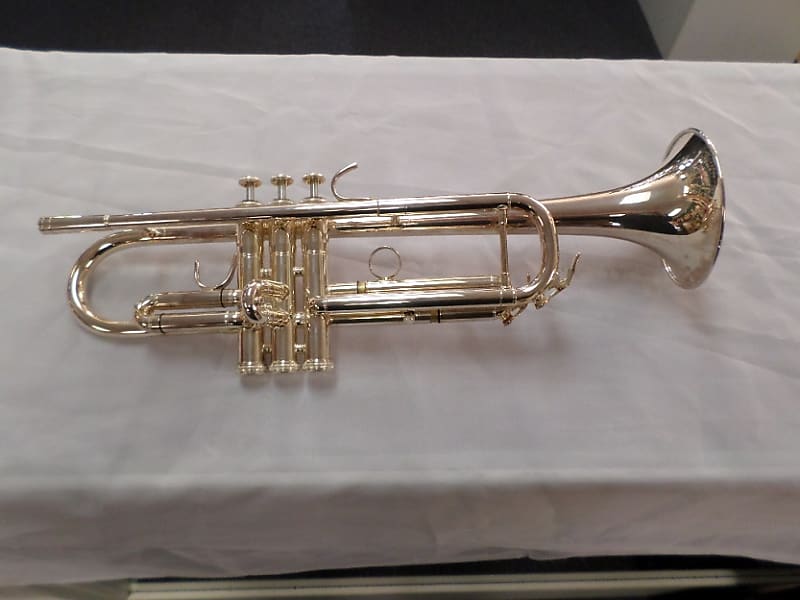 Besson BE2000L Silver Trumpet with case and mouthpiece 2015 | Reverb
