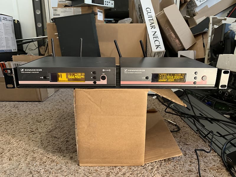 Sennheiser ew100 G3 A 516-558 MHz & G 566-608 MHz receivers | Reverb