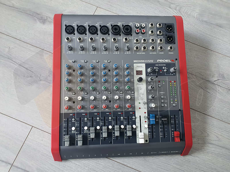 PROEL M822USB mixer 8 channels + Proel bag | Reverb