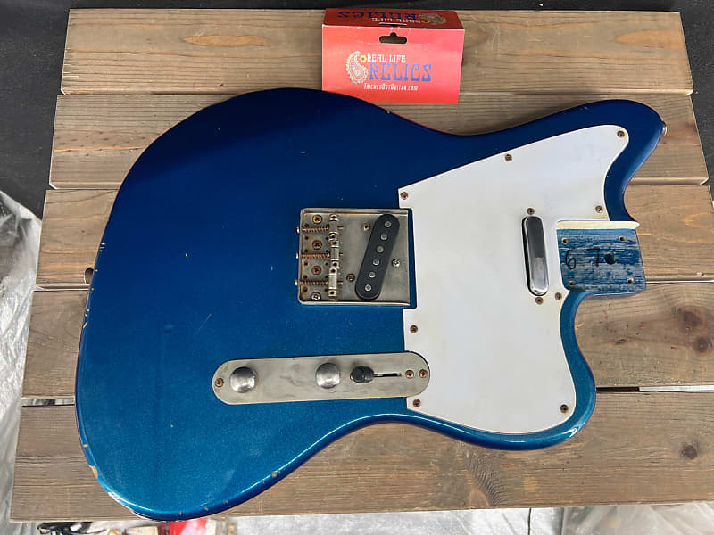 Real Life Relics Fully Loaded Telemaster Body Aged Lake | Reverb