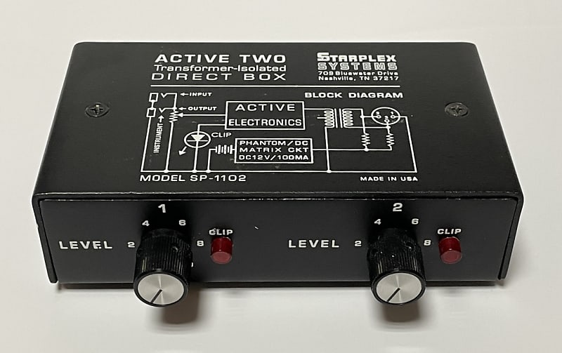 Active 2 Channel Direct Box by Starplex | Reverb