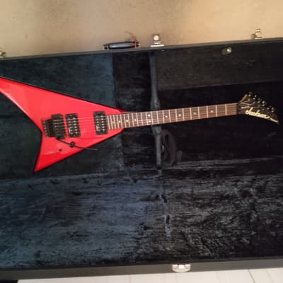 Jackson Rhoads Ex Professional 1993 - Red. Hardshell case | Reverb