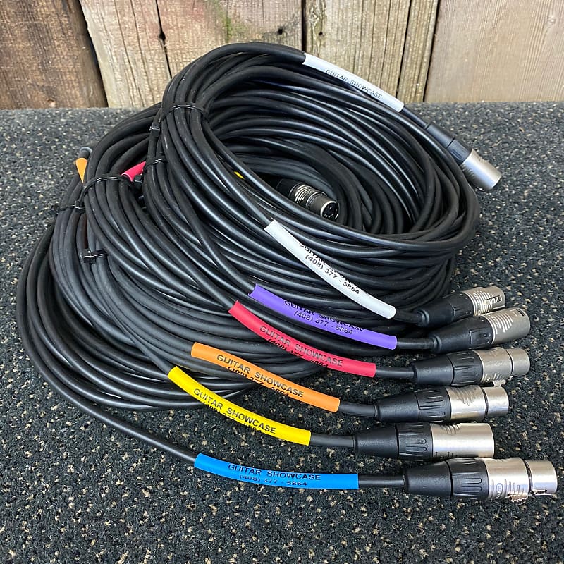 RapCo 50' Balanced/Mic Cable - Various Colors | Reverb