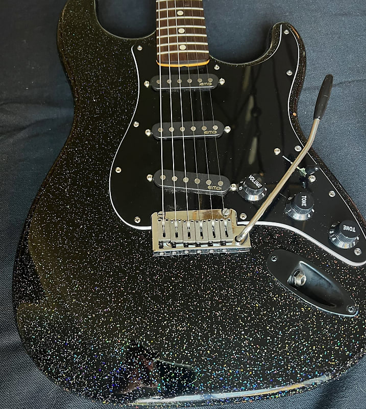Warmoth Stratocaster Holo Flake Guitar 2021 | Reverb