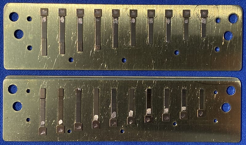 DaBell Harmonica Reed Plate Set for Noble Diatonic Harmonica | Reverb