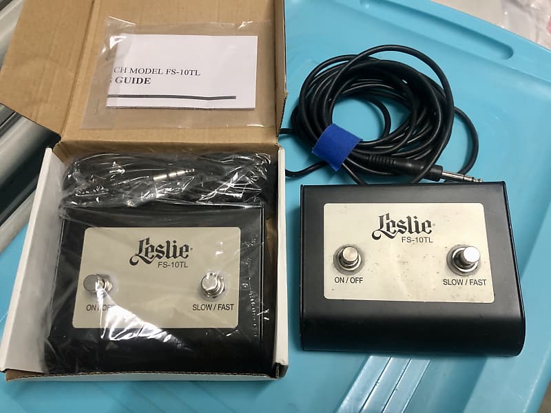 2 Leslie FS-10TL Speed Foot Switches | Reverb