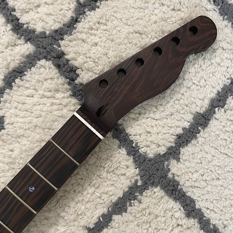 Wenge Tele Neck fits fender Telecaster body 22 frets | Reverb