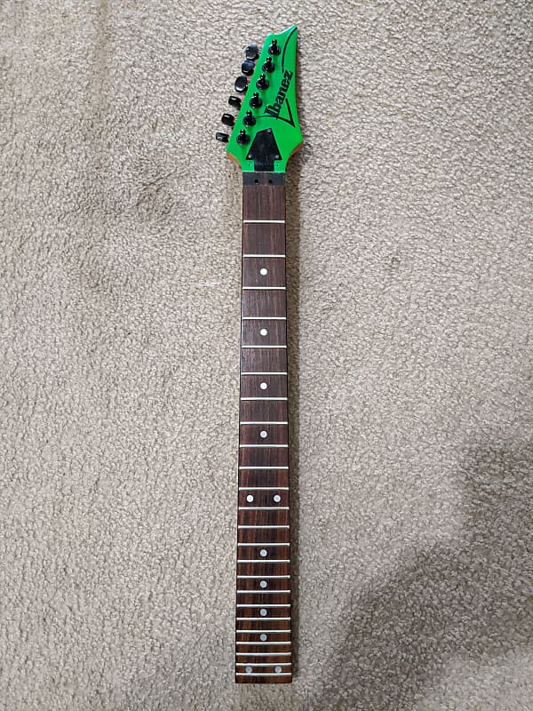 Ibanez RG550 neck green painted headstock 1987 - | Reverb