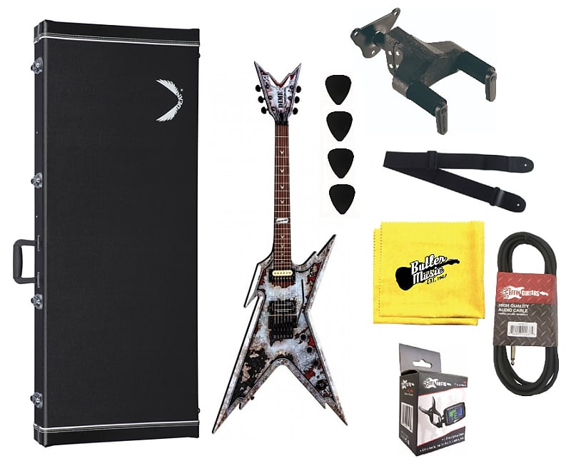 Dean Dimebag Razorback Rust Electric Guitar with Tuner, | Reverb