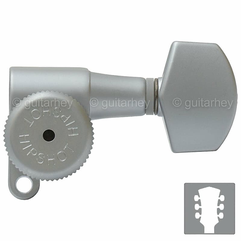 NEW Hipshot Mini LOCKING Tuners SET w/ SMALL Buttons 3x3 - | Reverb
