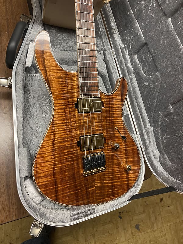 Mayones Regius Regius 6 Master Grade Flame KOA top 27" scale | Reverb