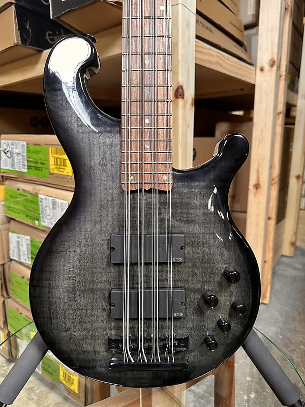 Dean Rhapsody 12-String Bass - Transparent Black #10025 | Reverb