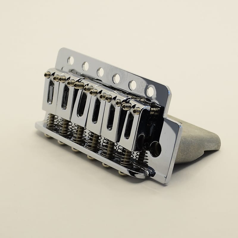 Chrome Replacement Bridge for Stratocaster (NOS) | Reverb