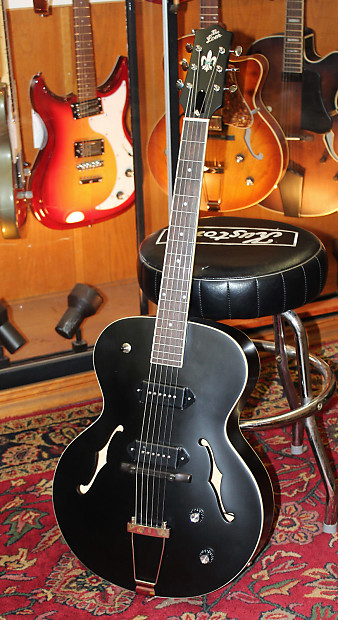 LOAR LH-319 ARCH-TOP ELECTRIC GUITAR {Solid Hand Carved Top!} | Reverb
