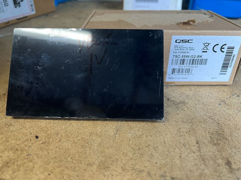 QSC Q-SYS TSC-55W-G2-BK Touch Screen (1) | Reverb