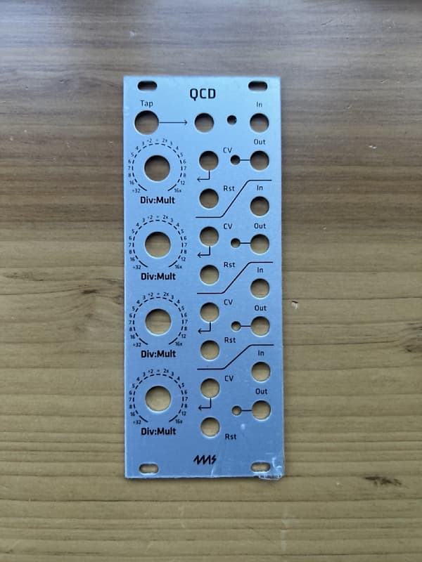 4MS QCD Grayscale Panel - Silver | Reverb