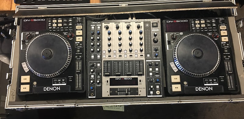 Denon DN-X1500 / DN-S5000 DJ Set Up w/Roadcase | Reverb