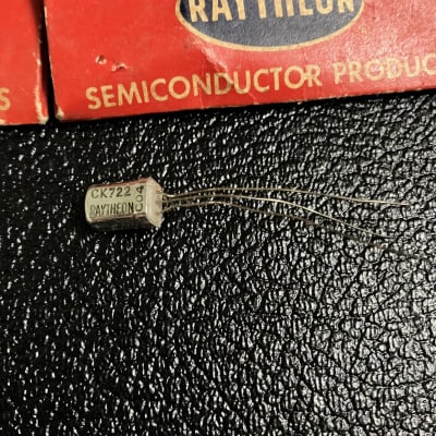 Raytheon NOS CK722 Germanium Transistor Pair Fuzz Treble | Reverb