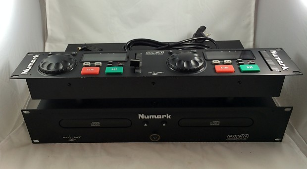 Numark CDN-30 Dual CD Player DJ Rackmount Rack FOR PARTS OR | Reverb
