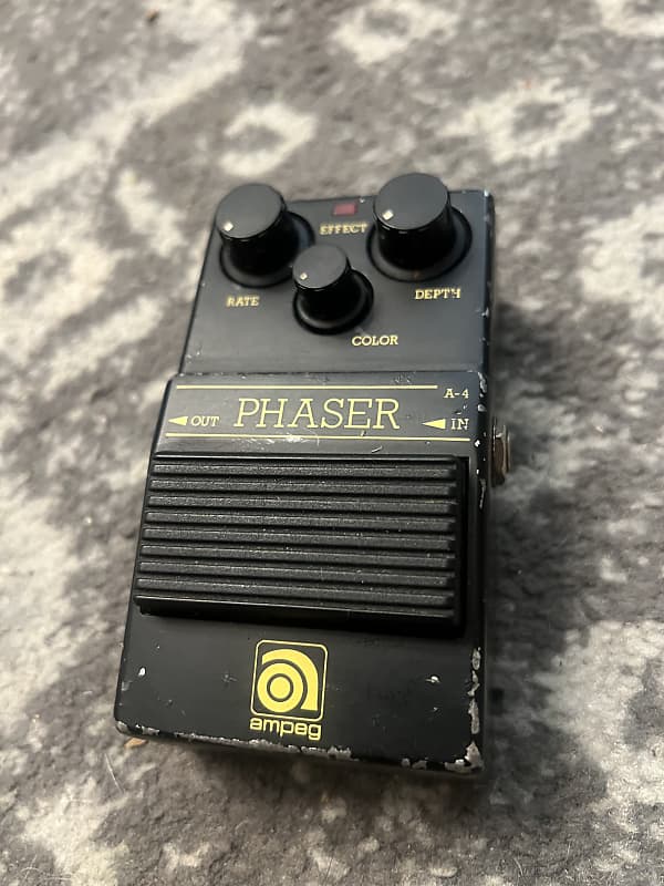 Ampeg A-4 Phaser Guitar Pedal MIJ 1980’s | Reverb