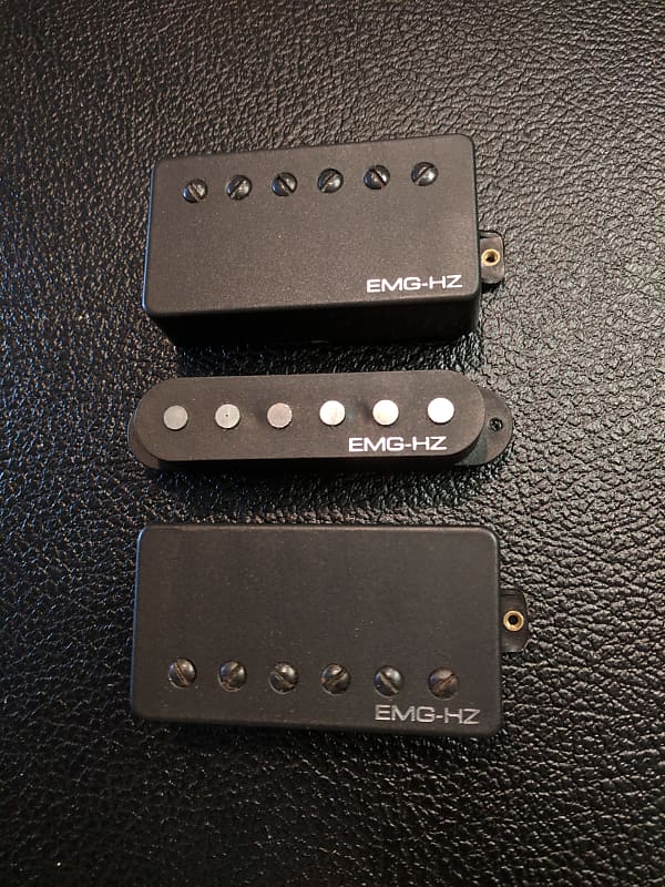 EMG HZ Electric Guitar Pickup Set HSH w/ Quick Connect Cables | Reverb