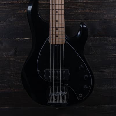 Sterling Ray5 Bass Black Maple Neck | Reverb