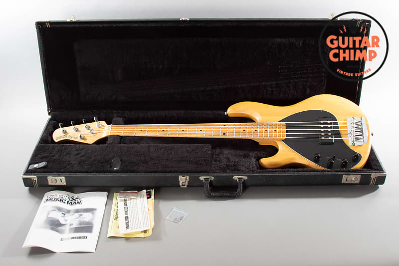 1997 Ernie Ball Music Man Sting Ray 5-String Left-Handed | Reverb