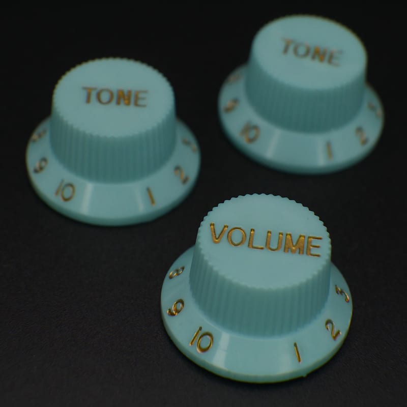 #126 Dark Teal Custom Color Strat Stratocaster Fender Knobs | Reverb
