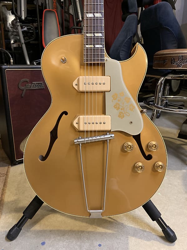 Gibson ES-295 1952 Reissue Gold, Limited Run, MINT | Reverb