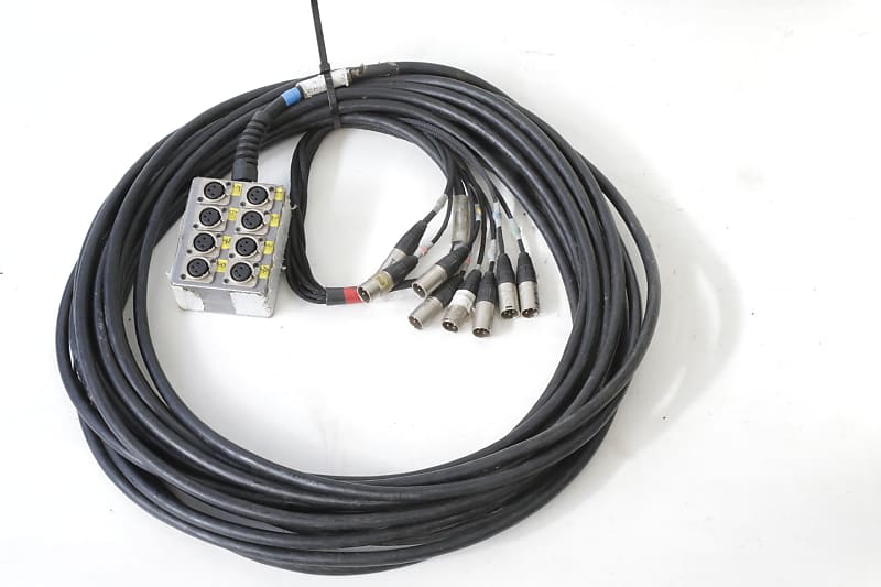 8 way 18m long analogue audio multi core multicore stage box | Reverb