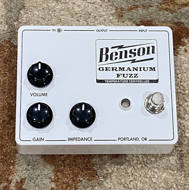 Benson Amps Germanium Fuzz 2021 Solar White | Reverb