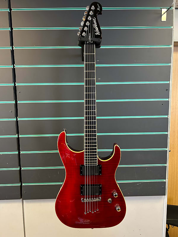 Washburn X-50PROFE Transparent Red 2006 Electric Guitar | Reverb