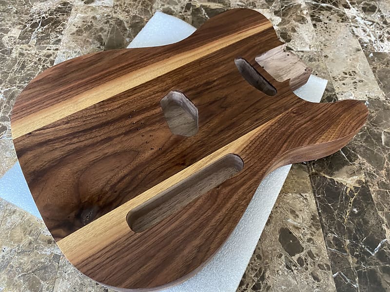 Custom made walnut Telecaster body - beautiful! | Reverb