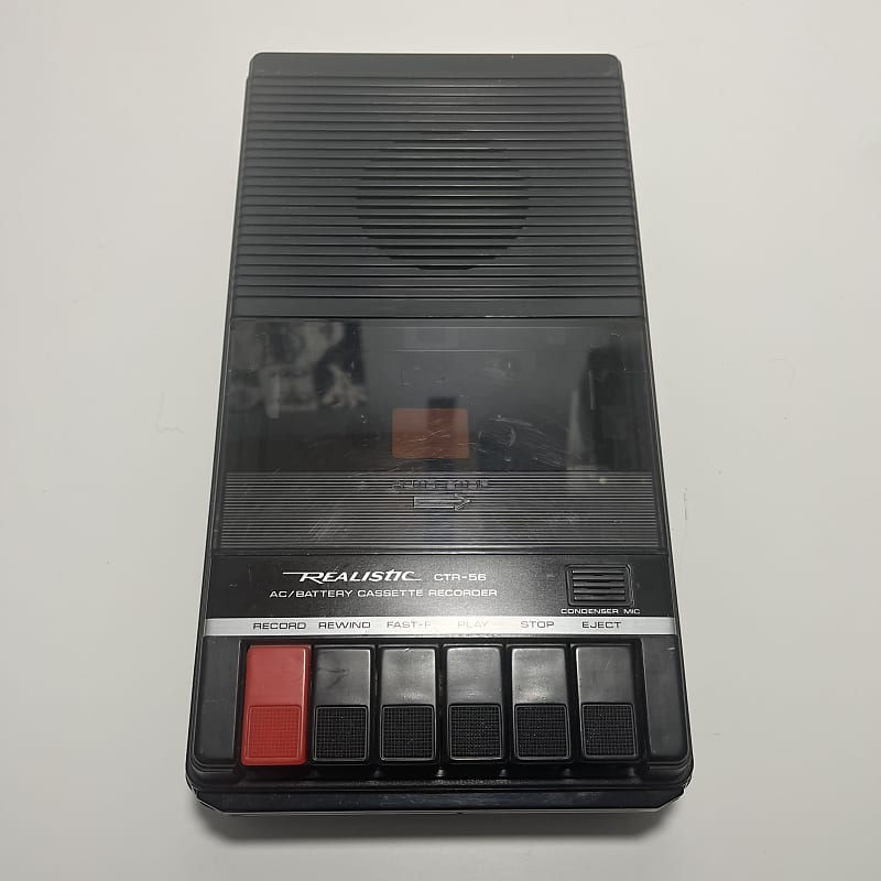 Vintage Realistic Cassette Tape Recorder Player Serviced | Reverb