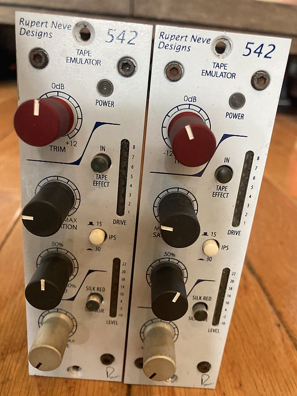 Two Rupert Neve Designs Portico 542 500 Series Tape Emulator | Reverb