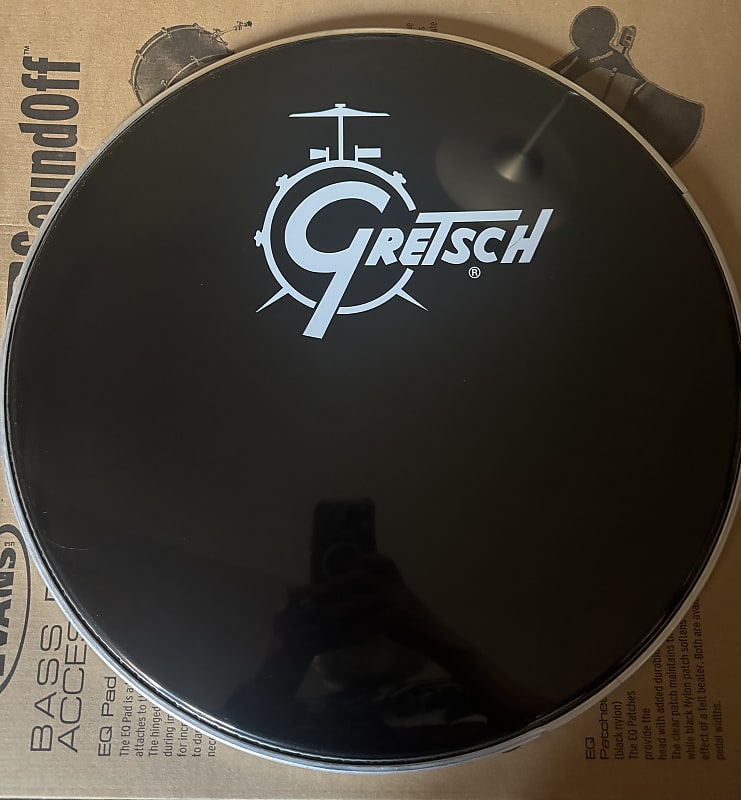 Gretsch 20" Resonant Head 2010s - Black | Reverb