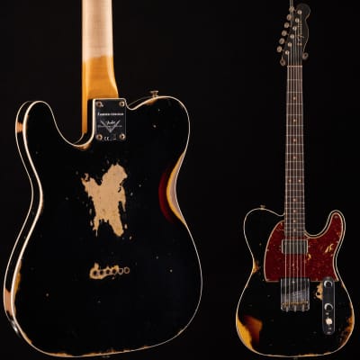 Fender Custom Shop 60 Telecaster Custom Relic Black | Reverb