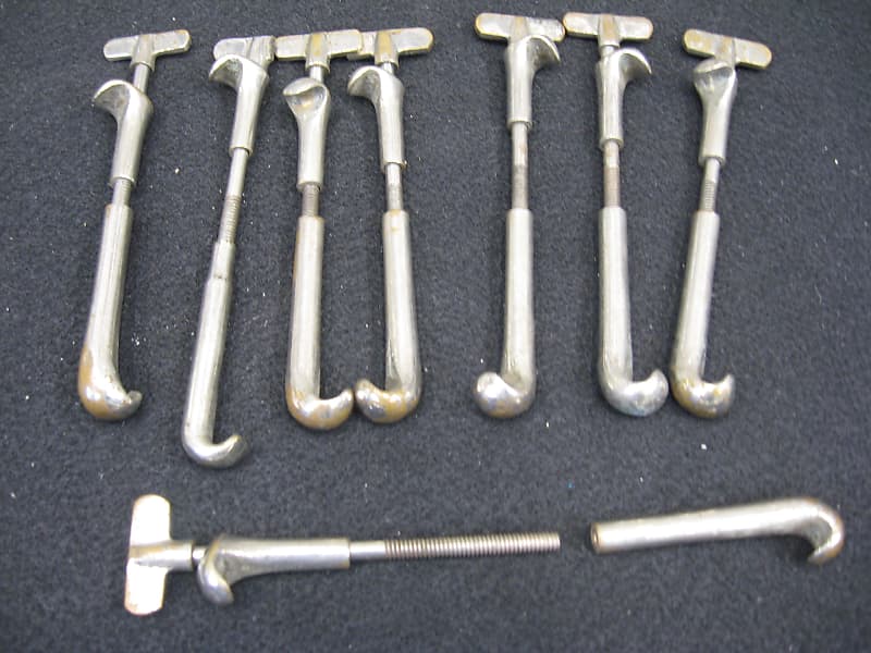 Gretsch 8 - single tension T-rods w/claws (LotCB6-12182) 30's | Reverb