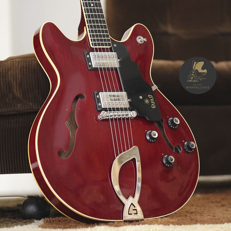 1972 Guild Starfire IV - Winered | Reverb