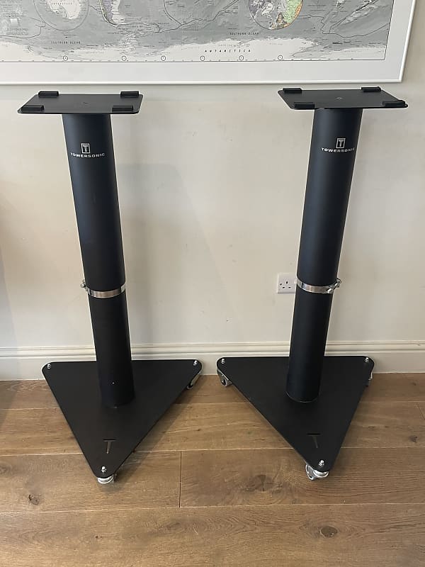 Towersonic TS1 Speaker Stands - Black | Reverb UK