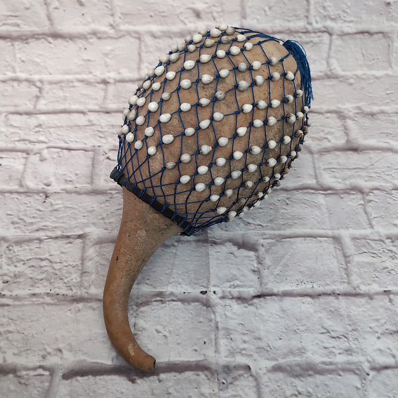 Handcrafted African Shekere - Authentic Gourd Percussion | Reverb