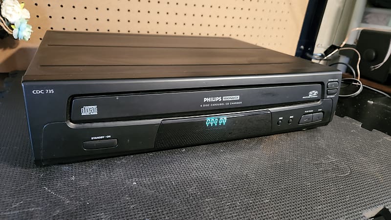 Philips 5-Disc Carousel CD Changer Black | Reverb