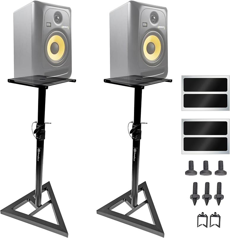 Adjustable Studio Monitor Stands | Large Floor Stands for | Reverb