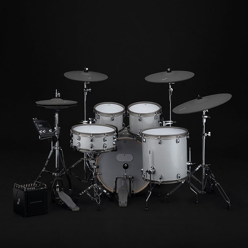 EFNOTE PRO 701 Traditional Electronic Drum Set White Sparkle | Reverb