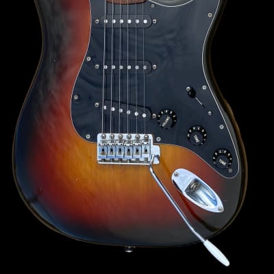 Fender Stratocaster 1977 Sunburst Modified Super Strat HHH | Reverb