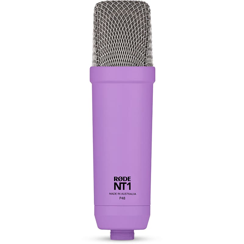 Rode NT1 Signature Series Studio Condenser Microphone, Purple | Reverb