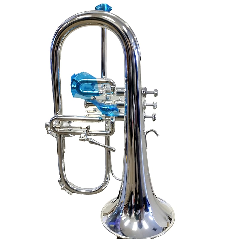 Schilke Flugelhorn with Copper Bell - Silver Plated | Reverb