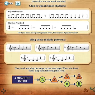 Read & Sing Folksongs - Sing Melody and Harmony for Classroom | Reverb